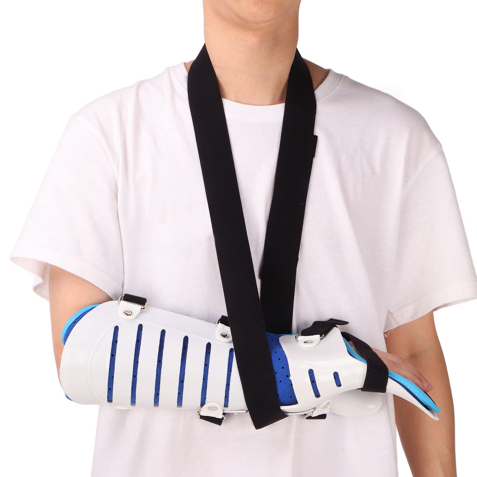 Arm Fixing Sling, Upper Arm Fracture Brace, Soft Wrap Preventing Displacement for Injury Forearm Support Brace (Right Hand)