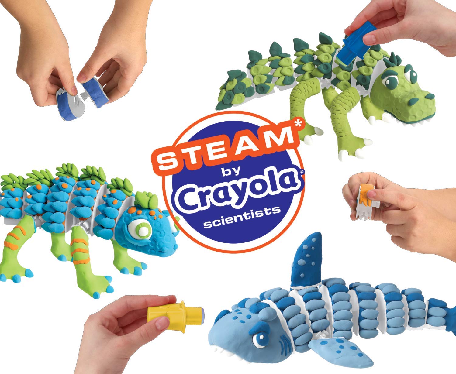 Crayola Build A Beast Bundle, Model Magic Craft Kit, Gift for Kids, 5, 6, 7, 8 [Amazon Exclusive]