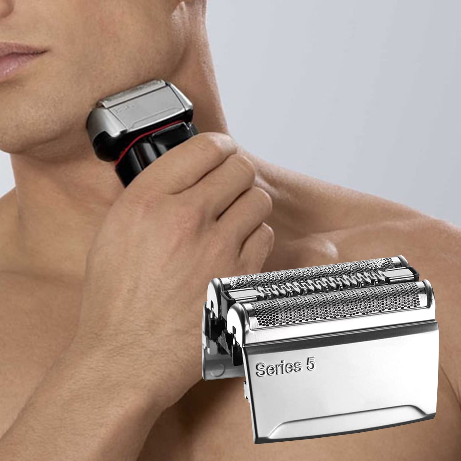 Aijen 5 Series 52s Shaver Replacement Heads - Compatible with Braun Models 5020s, 5030, 5030s, 5040, 5040s, 5050, etc 1 count