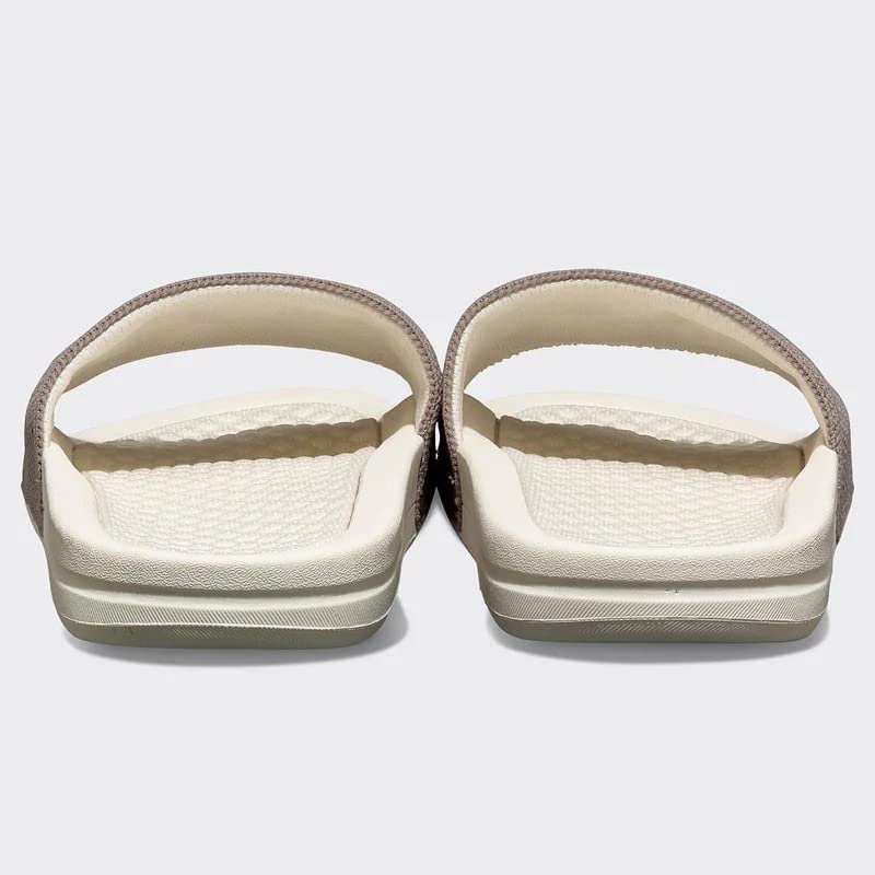 APL: Athletic Propulsion Labs Men's Big Logo TechLoom Slide Ivory/Tundra, 10