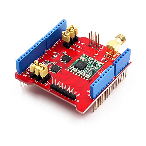Baoer 433/868/915Mhz LoRa Shield IOT Long Distance Wireless Lora Shield for Dragino Arduino Leonardo UNO Mega2560 Duemilanove Due 915Mhz