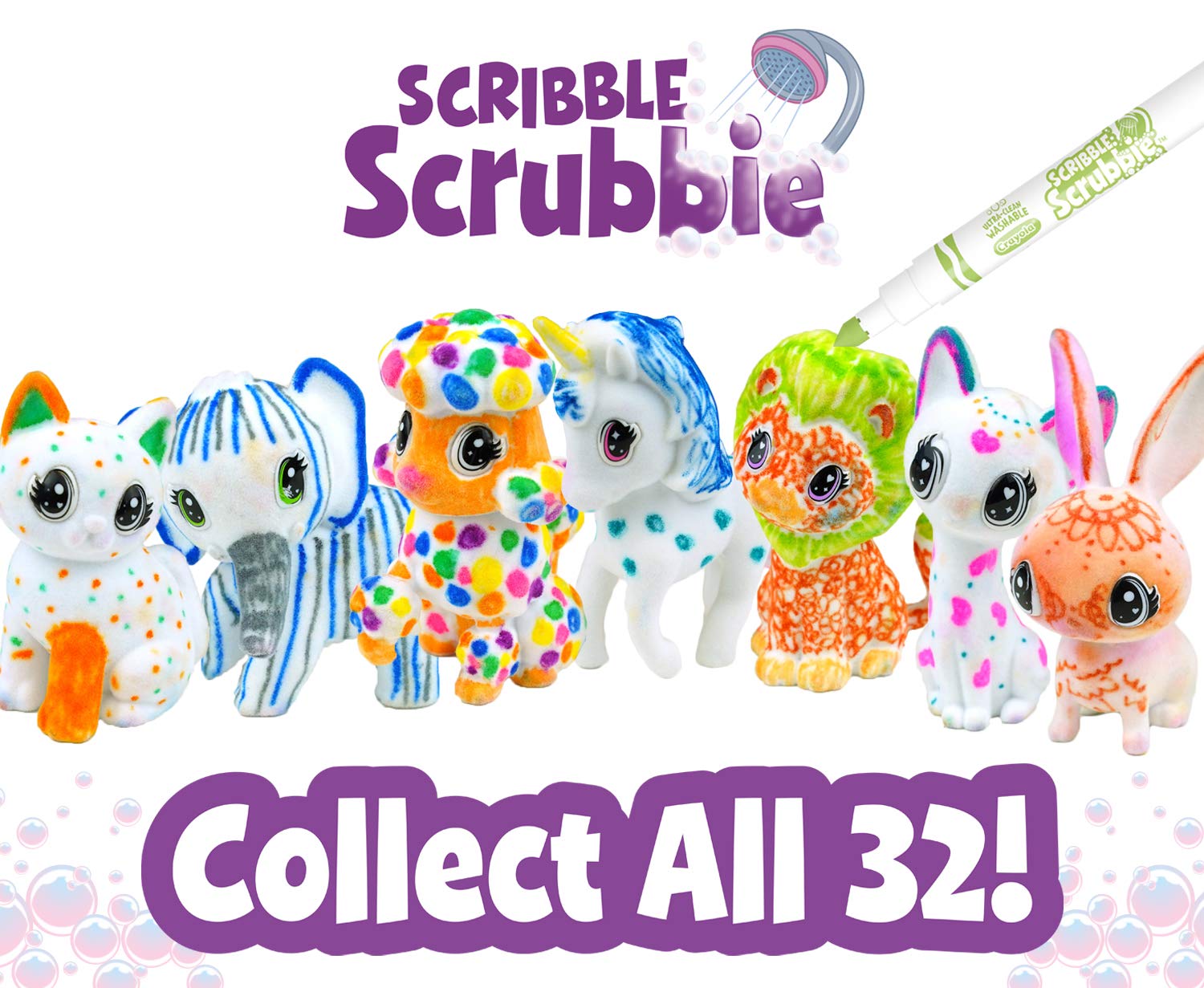 Crayola Scribble Scrubbie Pets, Cats, Kids Toys, Gift for Girls & Boys, Age 3, 4, 5, 6