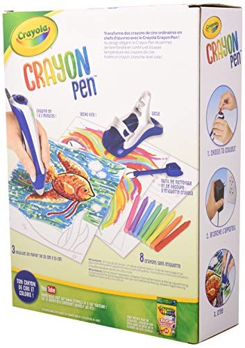 Crayola Ultimelt Pen, Crayon Melting Creative Kit for Arts Crafts, Multisurface