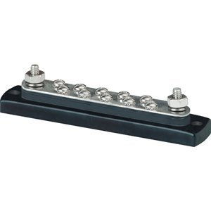 The Excellent Quality Blue Sea 2301 150 Ampere Common BusBar 10 x #8-32 Screw Terminal