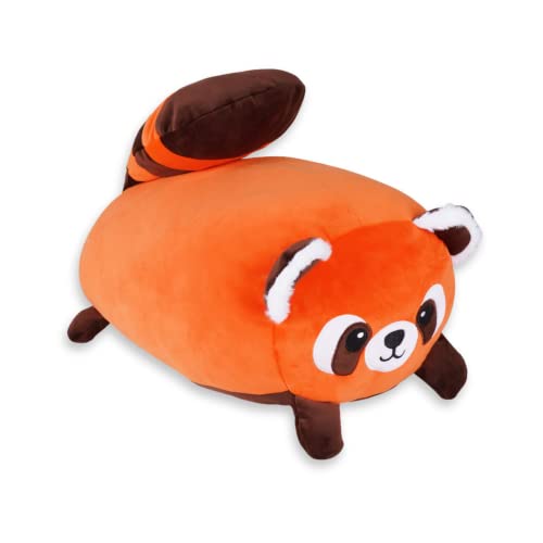 Altreeak Red Panda Plush Pillow 18" Body (27" with Tail) | Kawaii | Super Soft Cute Sleeping and Hugging Plush | Plush for Girls Teens
