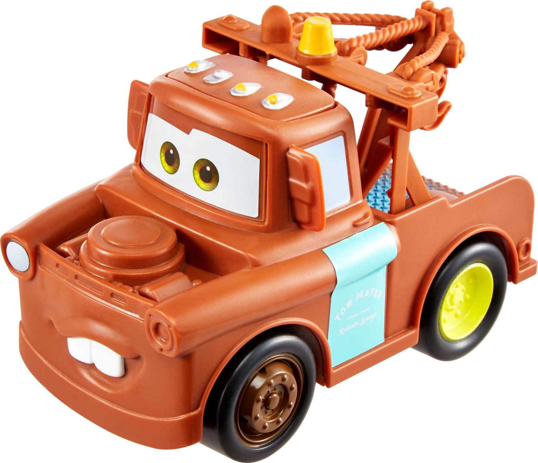 Mattel Disney and Pixar Cars Track Talkers Toy Vehicles, Mater Talking Truck, Collectible Character Car, 5.5-inch