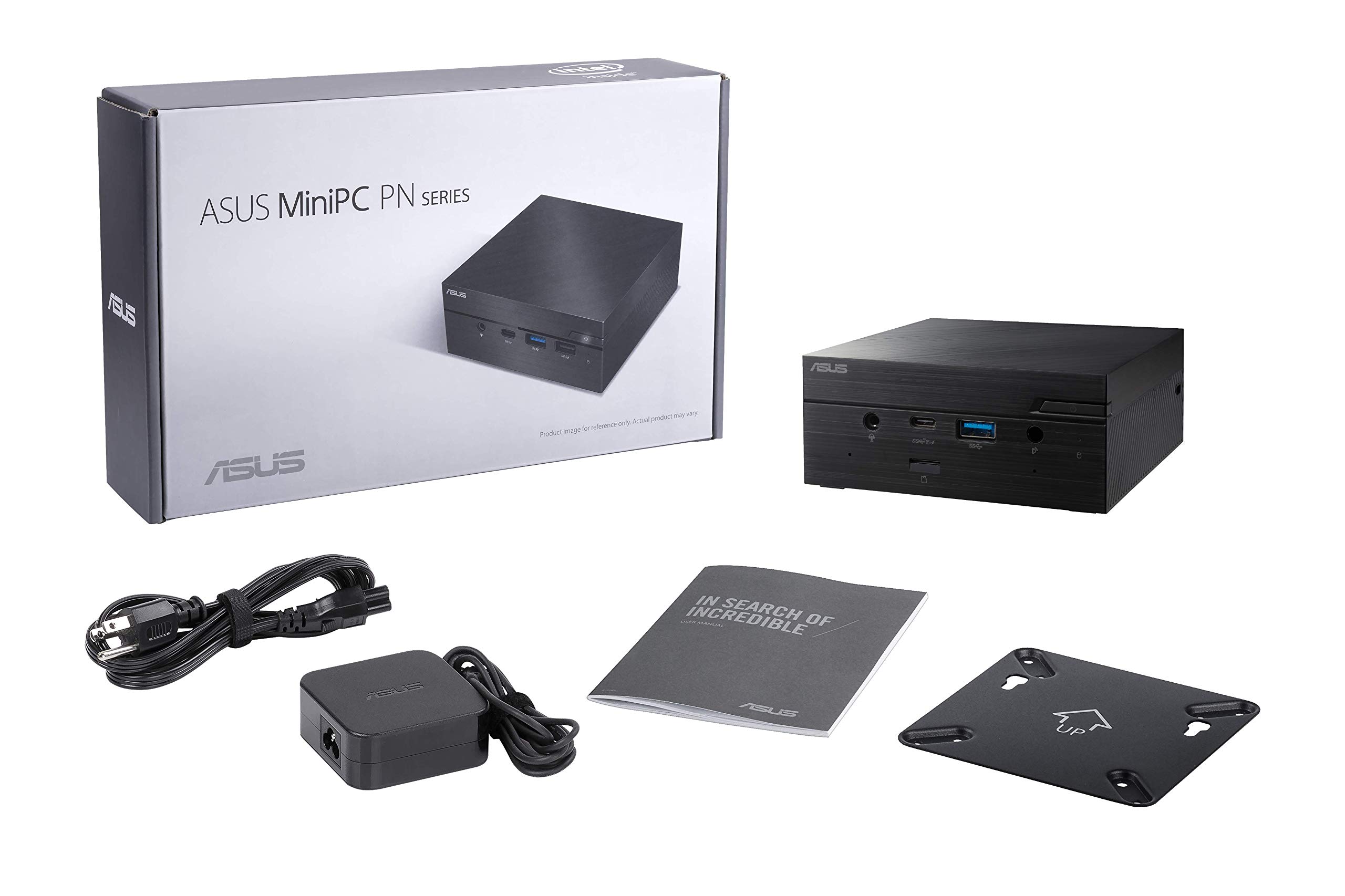 Asus PN50 Mini PC System with AMD Eight Cores Ryzen 7 4700U, 16GB DDR4 RAM, M.2 PCIE 512GB SSD, WiFi 6, Bluetooth, USB-C, Windows 10 Pro (PN50-SYS715PXFD1)