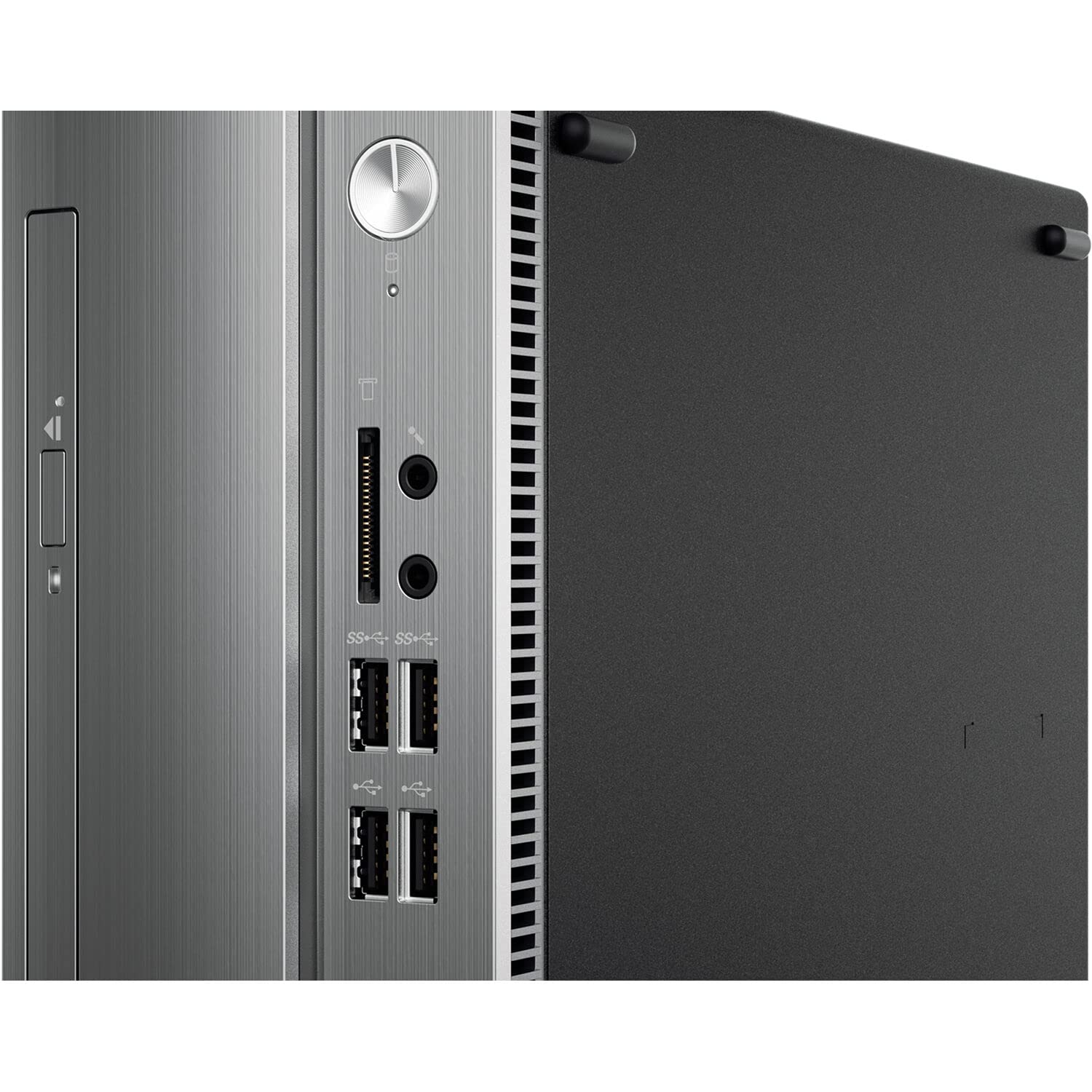IdeaPad [Windows 11 Home] Lenovo IdeaCentre Desktop | AMD A9-9425 Processor 3.10 GHz to 3.70 GHz | 16GB RAM | 1TB SSD | DVD-RW | Wi-Fi | Bluetooth | HDMI | Silver