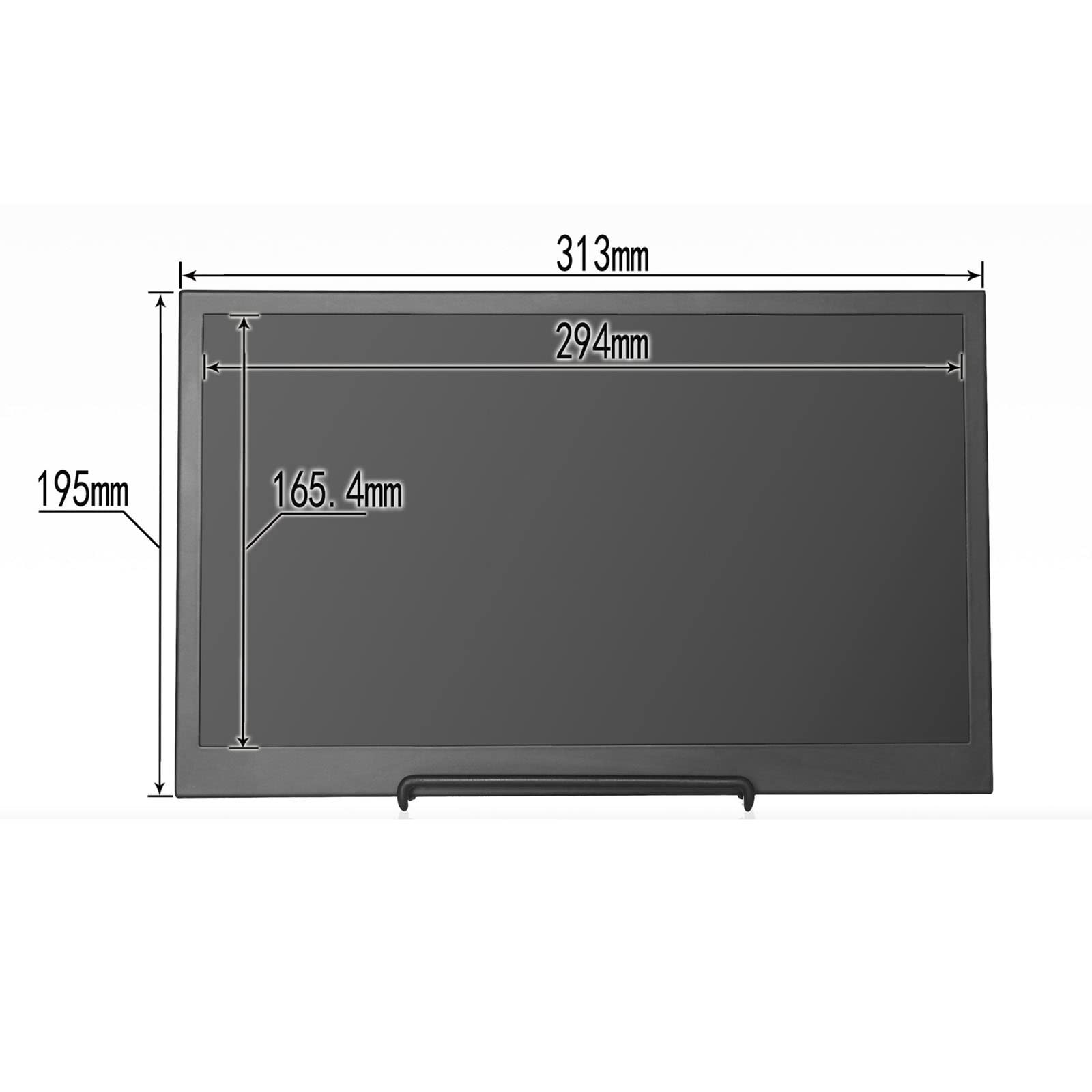 BDT 11.6" / 13.3" HDR HDR Portable Monitor IPS Full View Display Dual Channel Surround Sound Resolution 1920 * 1080 (Color : 13.3")