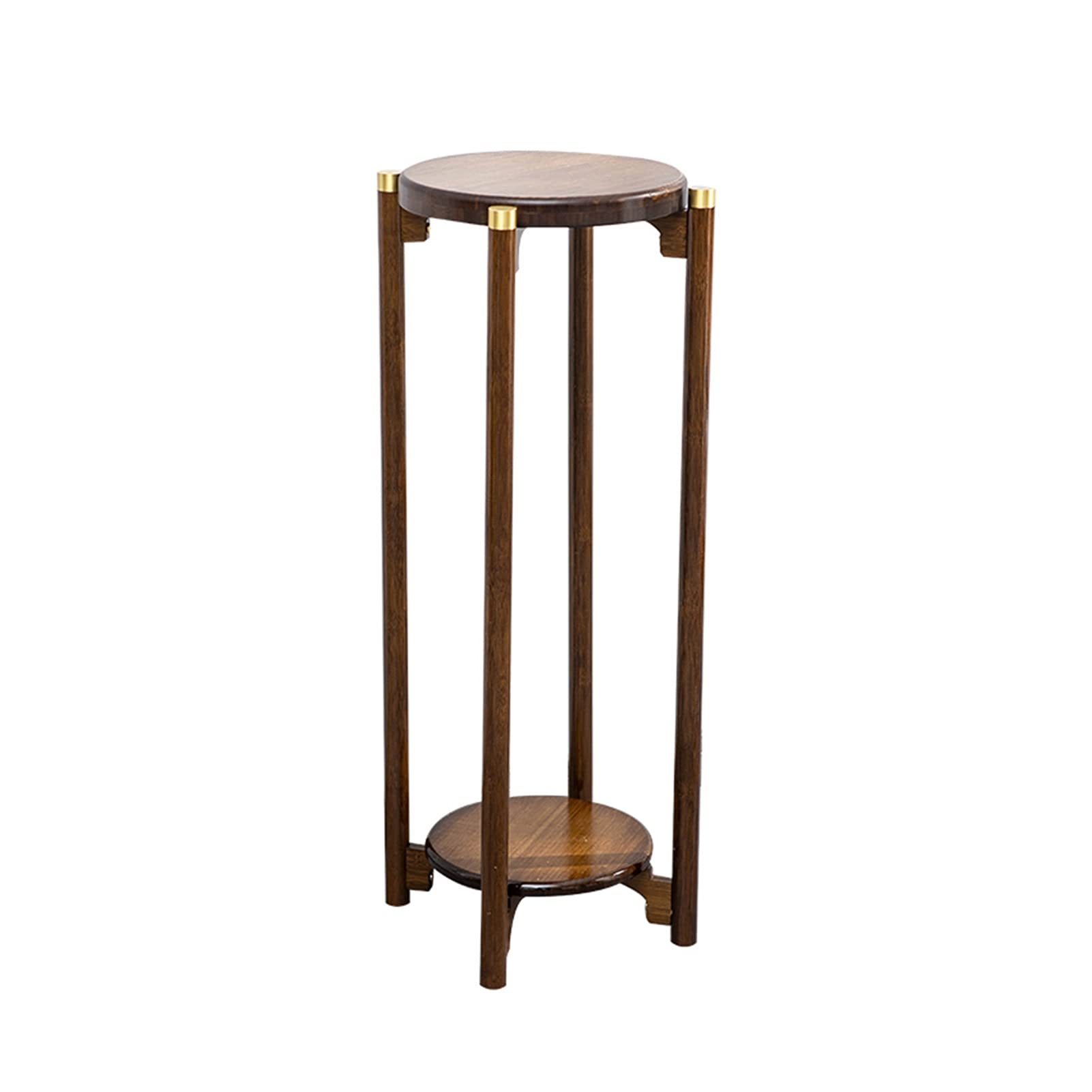 ARZARF Bonsai Pedestal Wood Plant Stand Flower Stand for Indoor Living Room Decoration Balcony Multi-Layer Floor Antique Storage Flower Pot Shelf Vase Pedestal Stands (Size : Large)