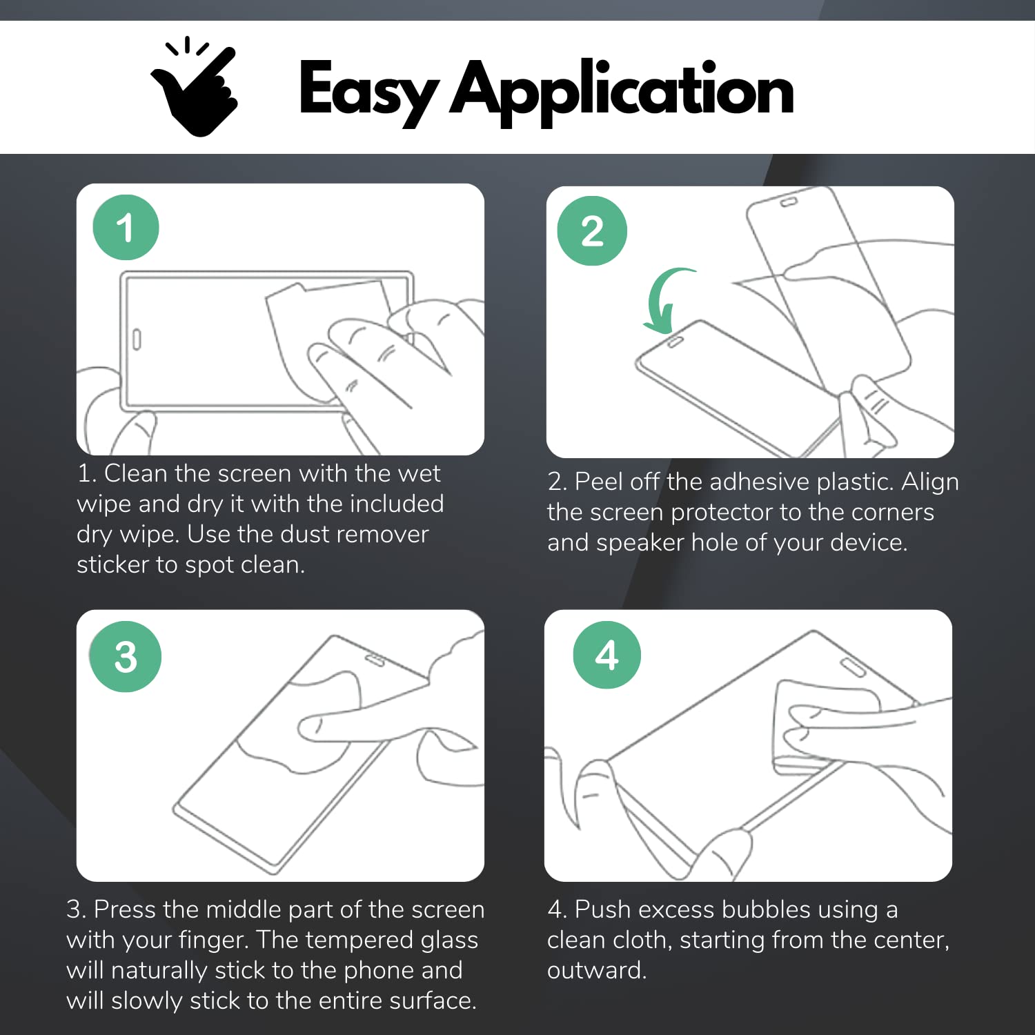 Cbus Wireless [2-Pack] Glass Screen Protector for Samsung Galaxy S22 Ultra