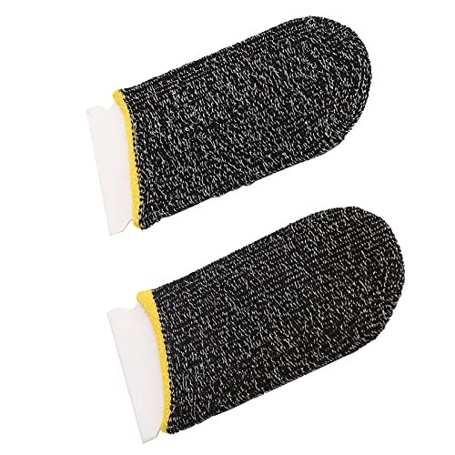 Jopwkuin Game Control Sleeves, Durable Lightweight and Portable Game Finger Sleeves for Family for Mobile Game