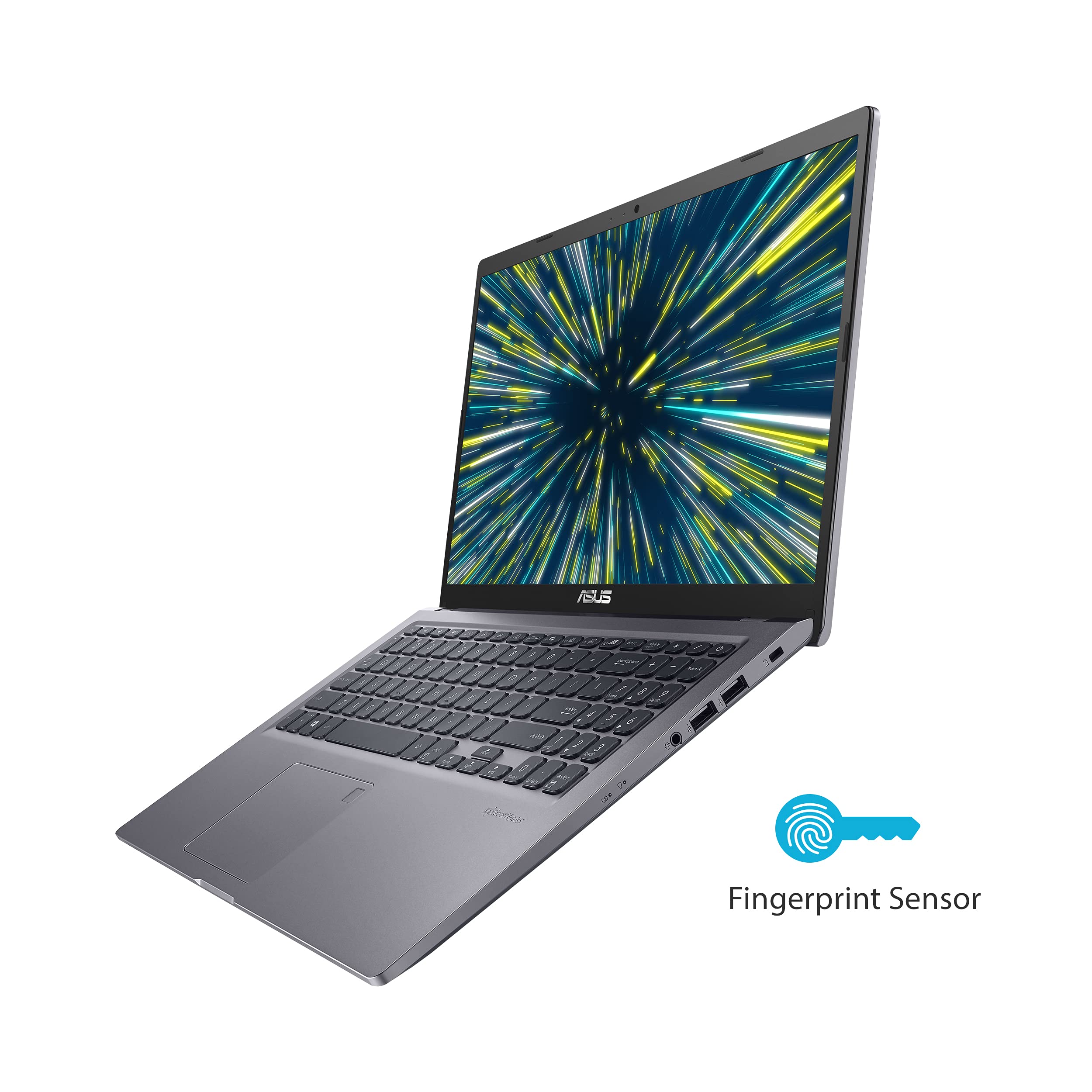 ASUS VivoBook 15 F515 Thin and Light Laptop, 15.6β FHD Display, Intel i5-1135G7 Processor, Iris Xe Graphics, 8GB DDR4 RAM, 512GB SSD, Fingerprint, Windows 11 Home, Slate Grey, F515EA-DH55