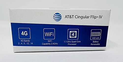 AT&T CINGULAR FLIP 4 SMARTFLIP IV U102AA 4G Phone for AT&T