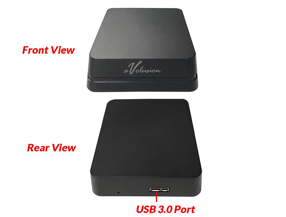 Avolusion Mini HDDGear Pro 4TB USB 3.0 Portable External Gaming Hard Drive (for PS4, Pre-Formatted) HD250U3-X1-PRO-4TB-PS - 2 Year Warranty