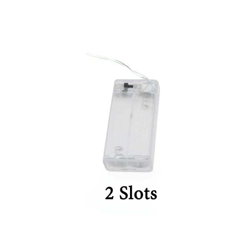 AIMPGSTL 2 AA Battery Holder with Switch, 4PCS 4.5V Battery Holder with Switch, 2X 1.5V AA Battery Holder and Switch
