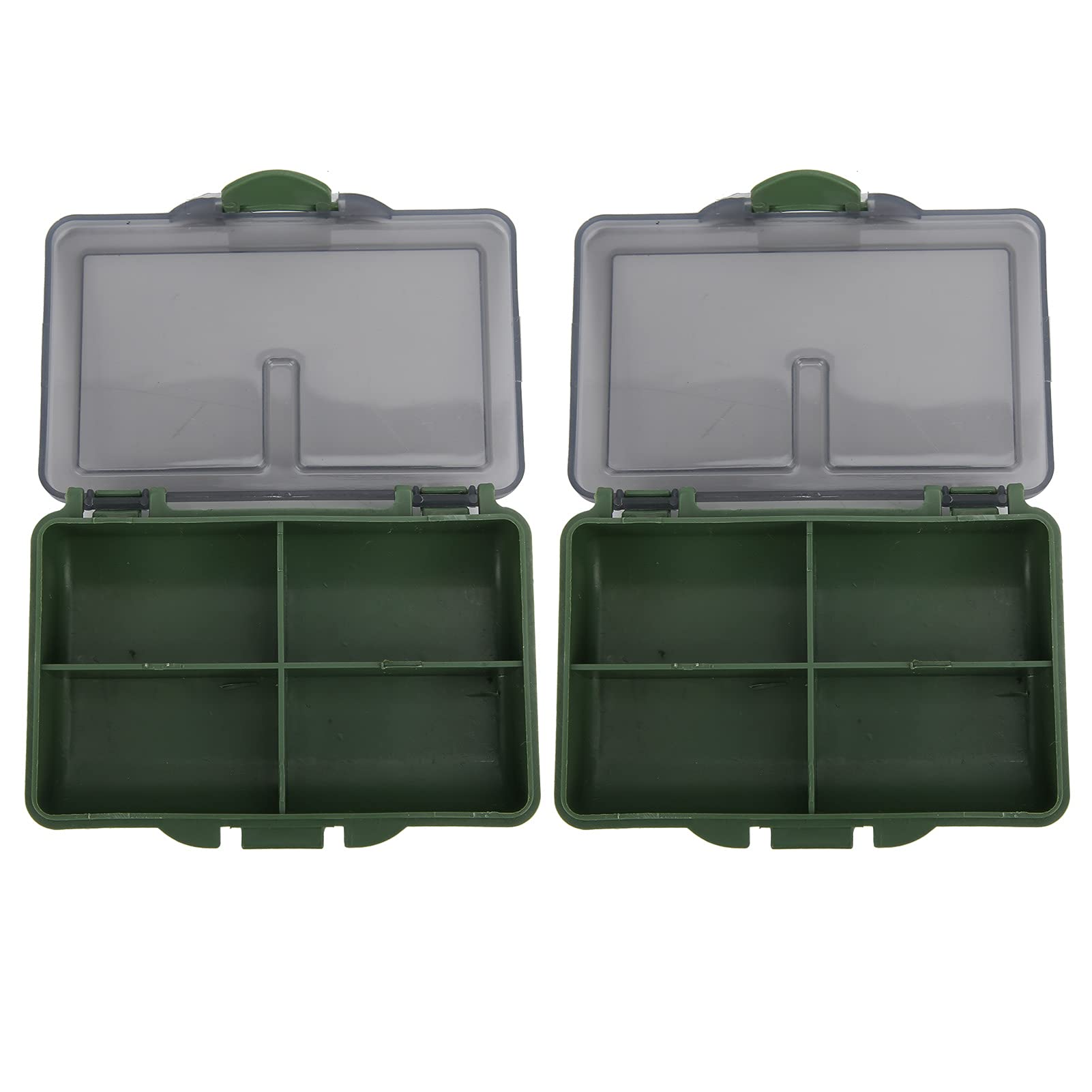 Bait Storage Case, Fishing Lure Boxes Fishing Accessory Box PP Plastic Fishing Tackle Accessory Box for Fishing(4 Cells)