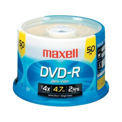 Maxell 635053/638011 DVD-R - Spindle 50 Ct