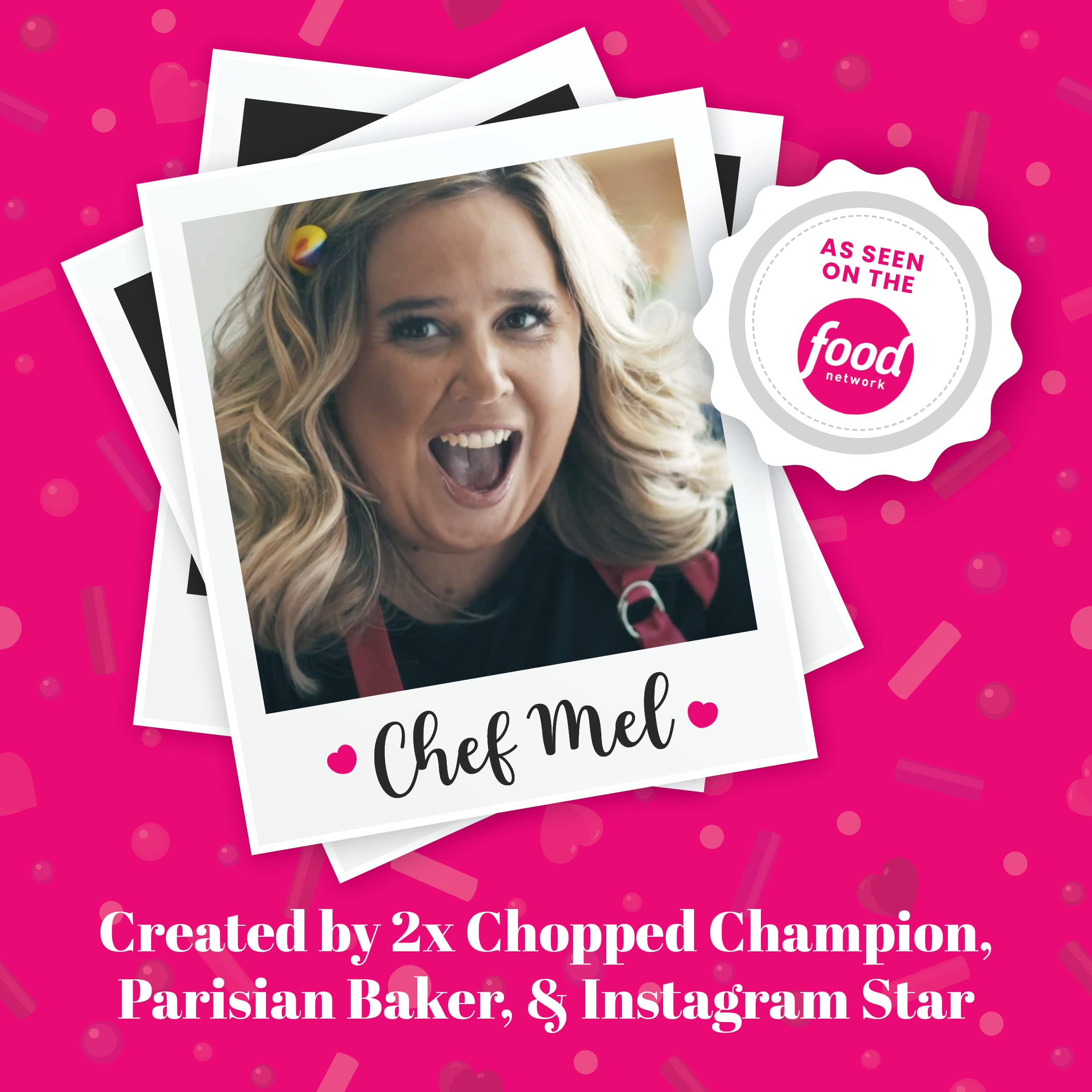 Bake it with Mel β Chocolate Surprise Cake Baking Kit for Kids & Adults β 3 Layer DIY Cooking Set w/Pre-Measured Ingredients β Perfect for Girls & Boys, At-Home Fun, Birthdays, Gifts & More