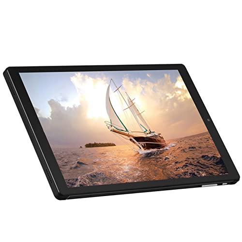 Asixxsix 10 Inch 10 Tablet, 2.4G 5G WiFi 6GB RAM 256GB ROM Octa Core Processor 1920x1200 IPS HD Touch Screen Tablet with 7000mAh Battery, GPS, Dual Camera, Dual SIM Tablet (US Plug)