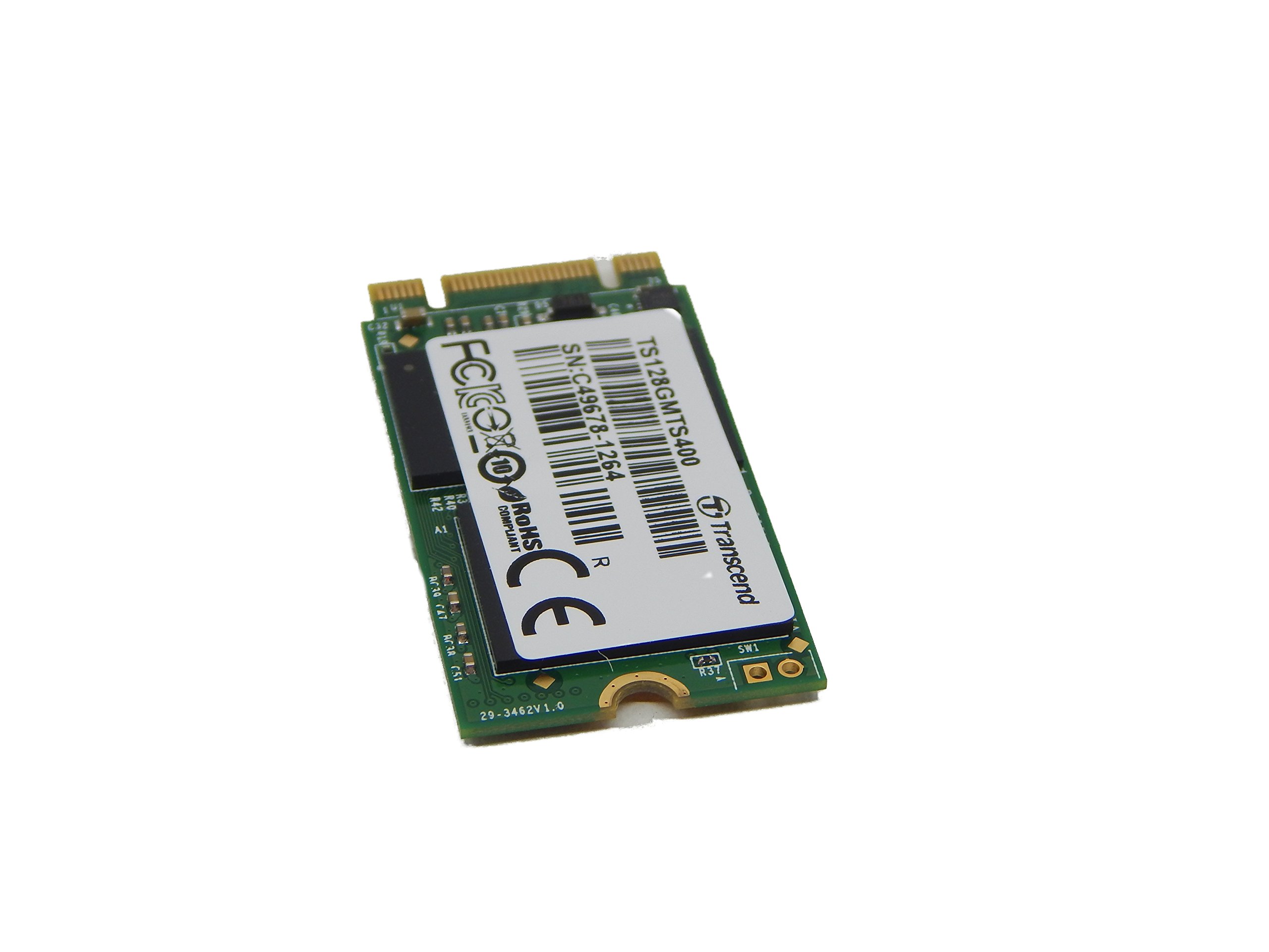 Transcend 128GB SATA III 6Gb/s MTS400 42 mm M.2 SSD Solid State Drive (TS128GMTS400)