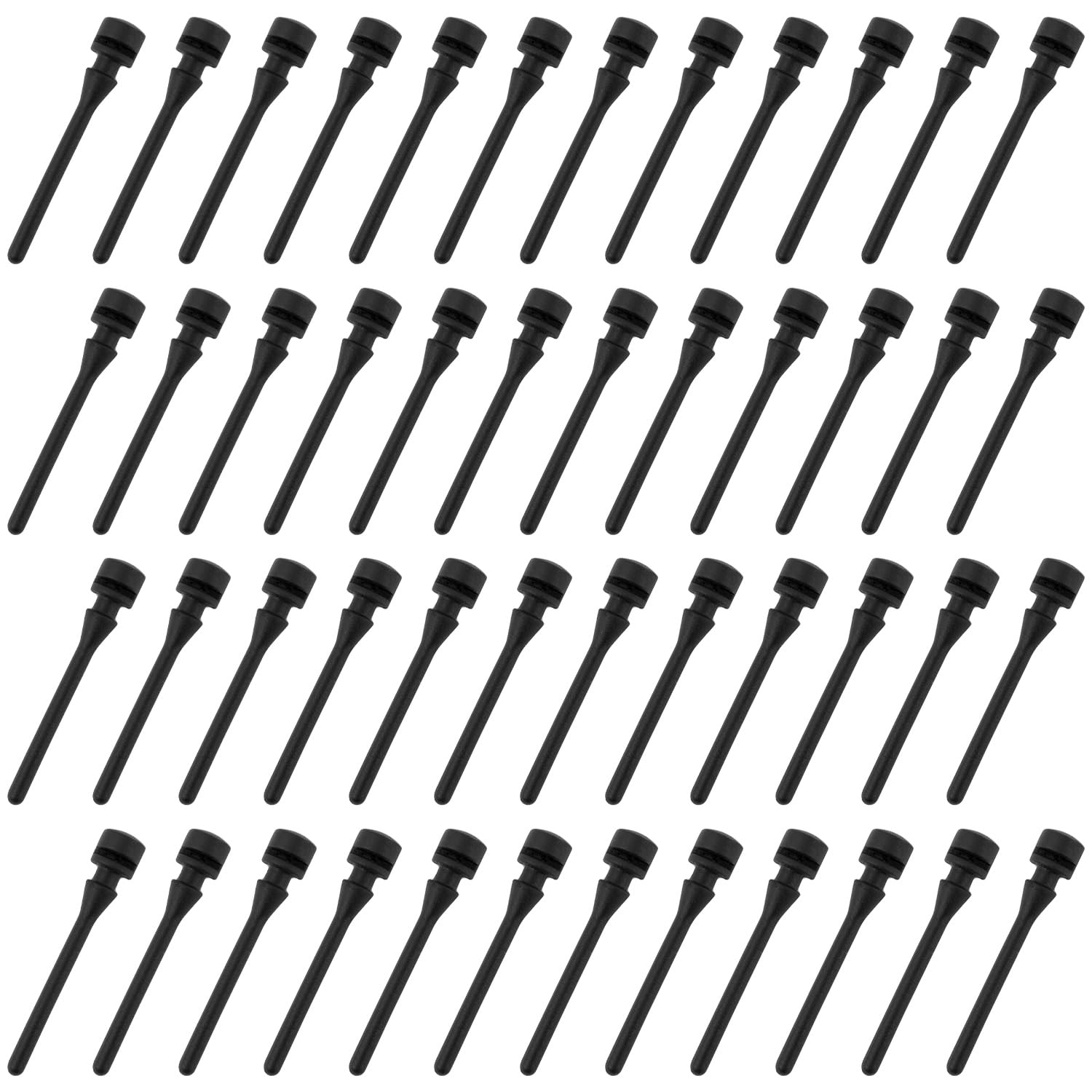AUEAR, 50 Pack Case Fan Soft Silicone Anti Noise Reducing Vibration Screws Fan Rivet Mounting for Pack Case Fan or CPU Fan