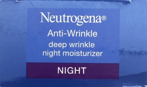 Neutrogena Ageless Retinol Cream - Anti-Wrinkle Night Moisturizer with Hyaluronic Acid, Vitamin E & Shea Butter, 1.4 oz