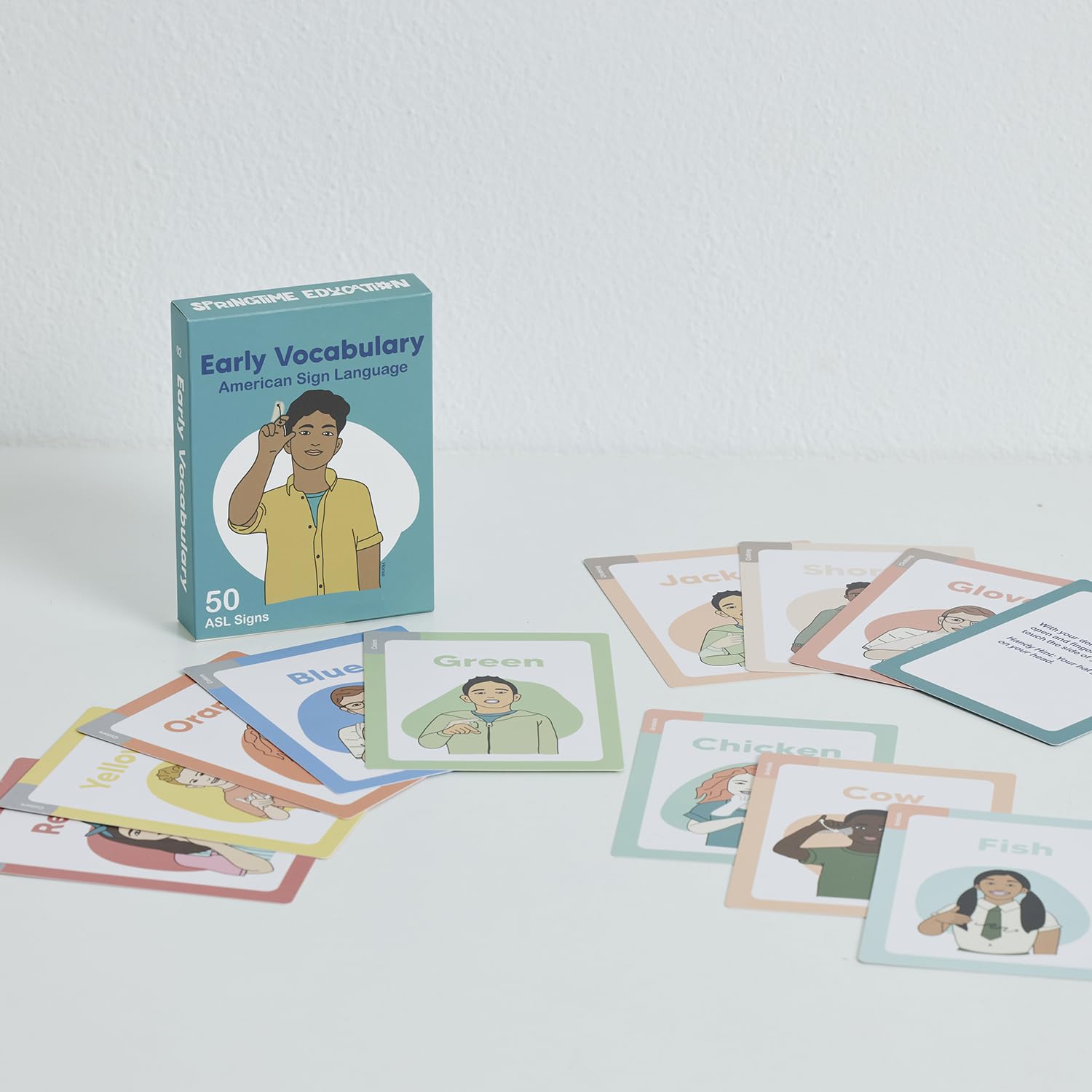 ASL Flash Cards - 200 American Sign Language Flash Cards for Beginners, Kids, Teens and Adults