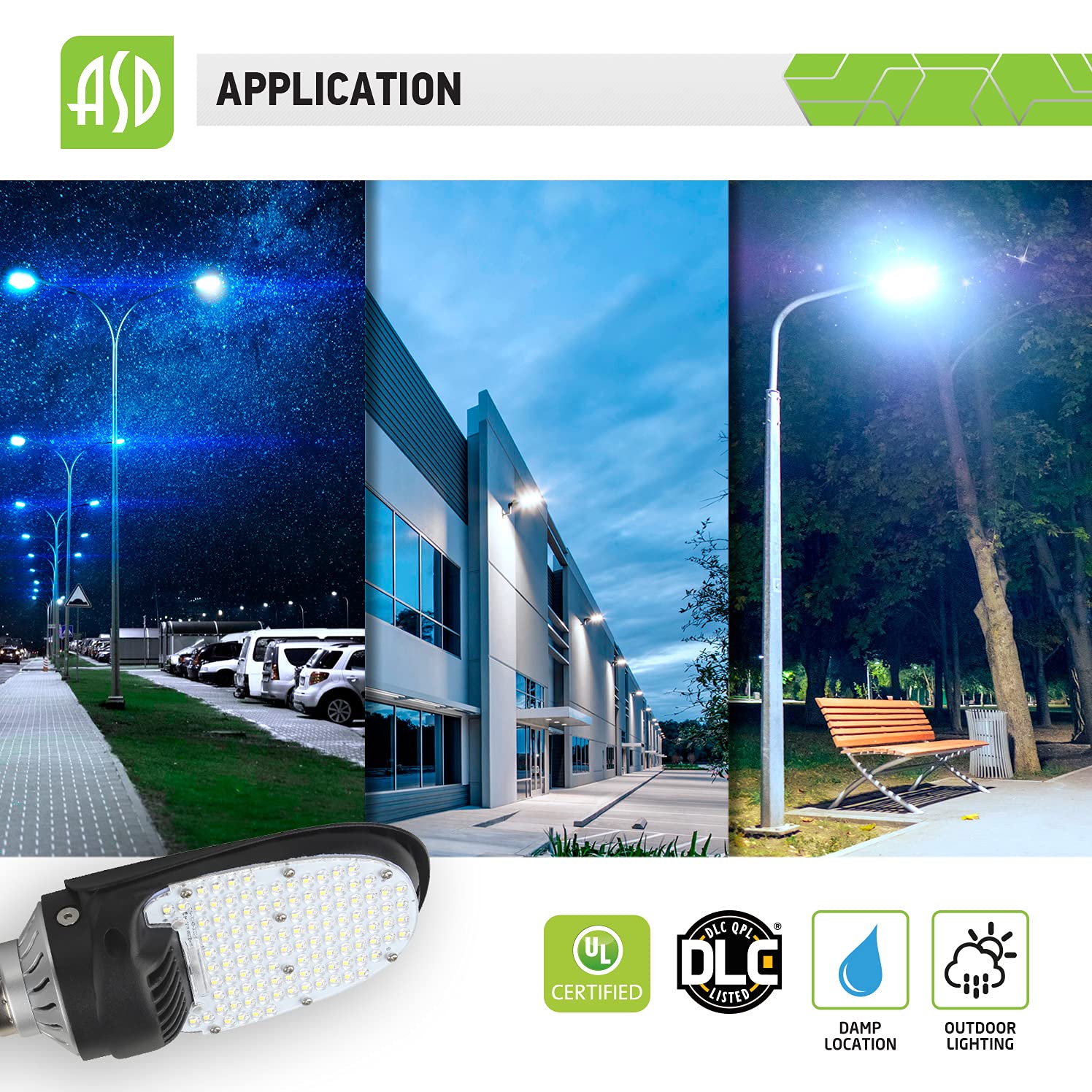 ASD LED Paddle Bulb 54W (90W MHL Equivalent) 5000K Daylight 5784Lm 120-277V UL & DLC - Outdoor LED Corn Bulb EX39 Rotatable Base - LED Parking Light Bulb - Post Light Bulb - Mogul Base Light Bulb