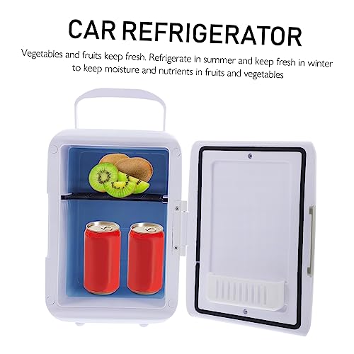 BESTOYARD car refrigerator personal fridge cooler mini bar beer fridge thermoelectric cooler picnic beverage cooler storage fridge ac personal refrigerator portable abs drinks office white