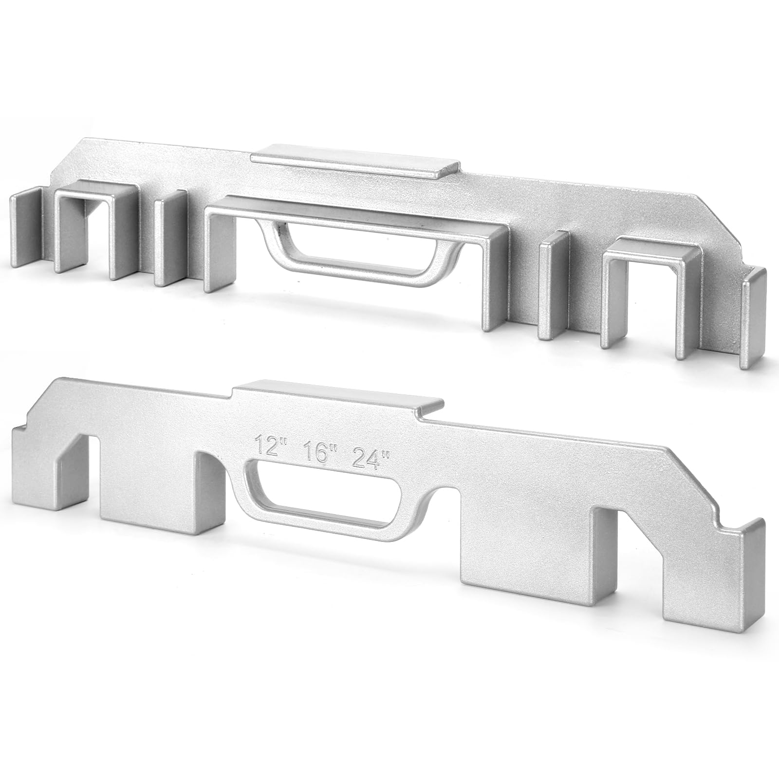 Mekote 6 In 1 Framing Tools,12/14/16/18/20/24 On-Center Framing Stud Layout Tool,Framing Spacing Tool,100% Cast Aluminum Wall Stud Framing Tools (Only One Piece)