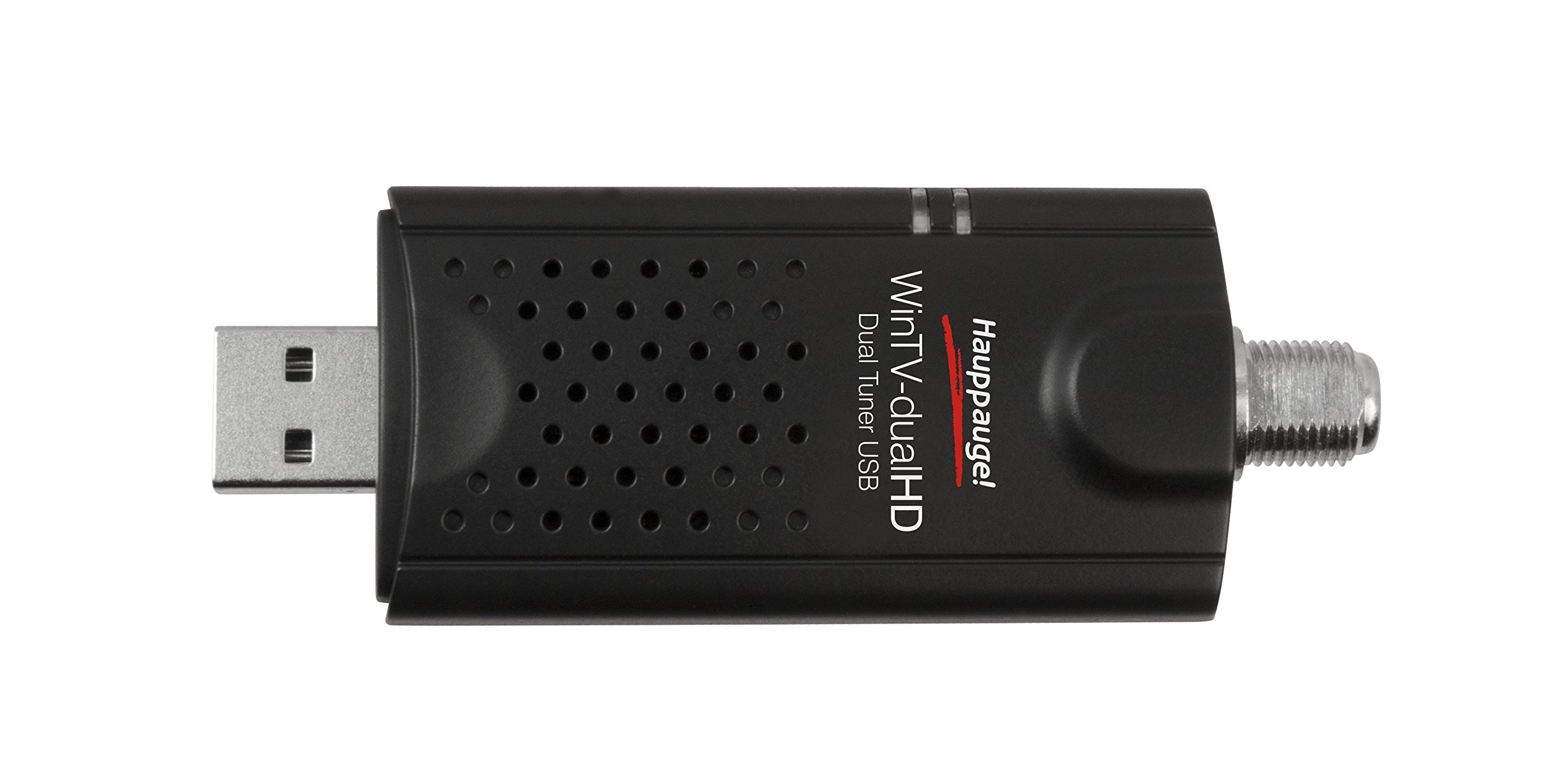 HAUPPAUGE WinTV-DualHD Dual USB 2.0 HD TV Tuner for Windows PC 1595,Black