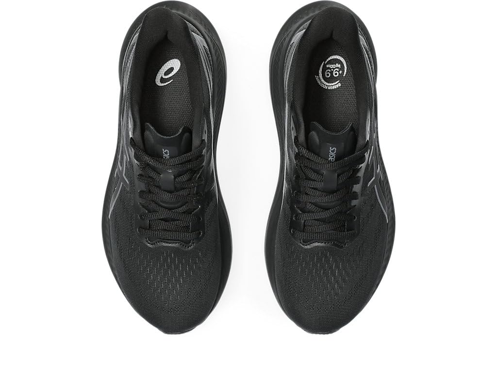 ASICS Women's GT-2000 12 Running Shoes, 9, Black/Black