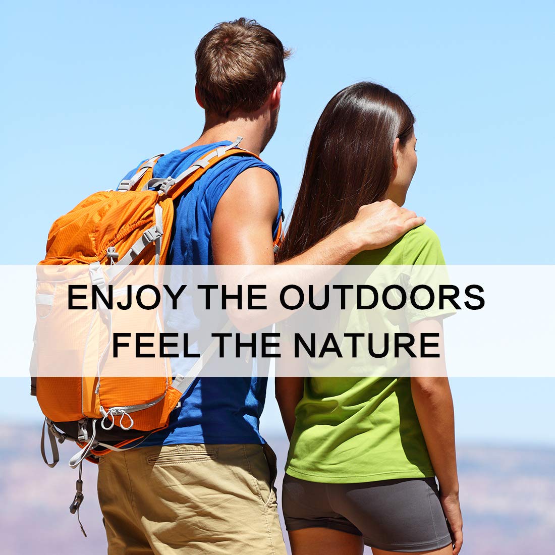 ASOUT Double Sleeping Bag for Adults Camping, Hiking, Backpacking, Extra-Wide, Portable, Comfort, Great for 4 Season Warm & Cold Weather(59"x87")