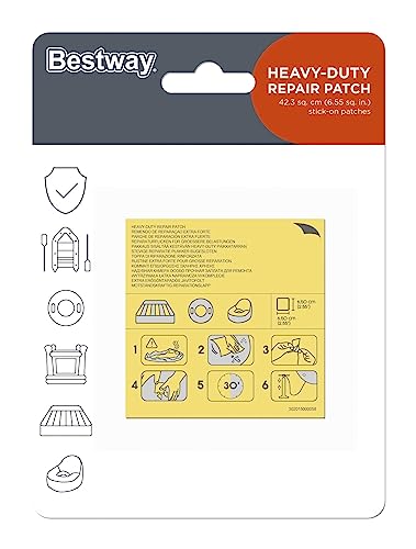 Bestway 62068 Underwater Adhesive Repair Patch, Multicolor