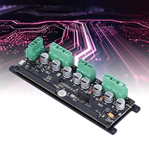 Brushless Motor Driver - Dual Drive Controller Board Based on ODrive for Precise Motor Control of BLDC Motors - Motor Drive Module Compatible with ODESC3.6