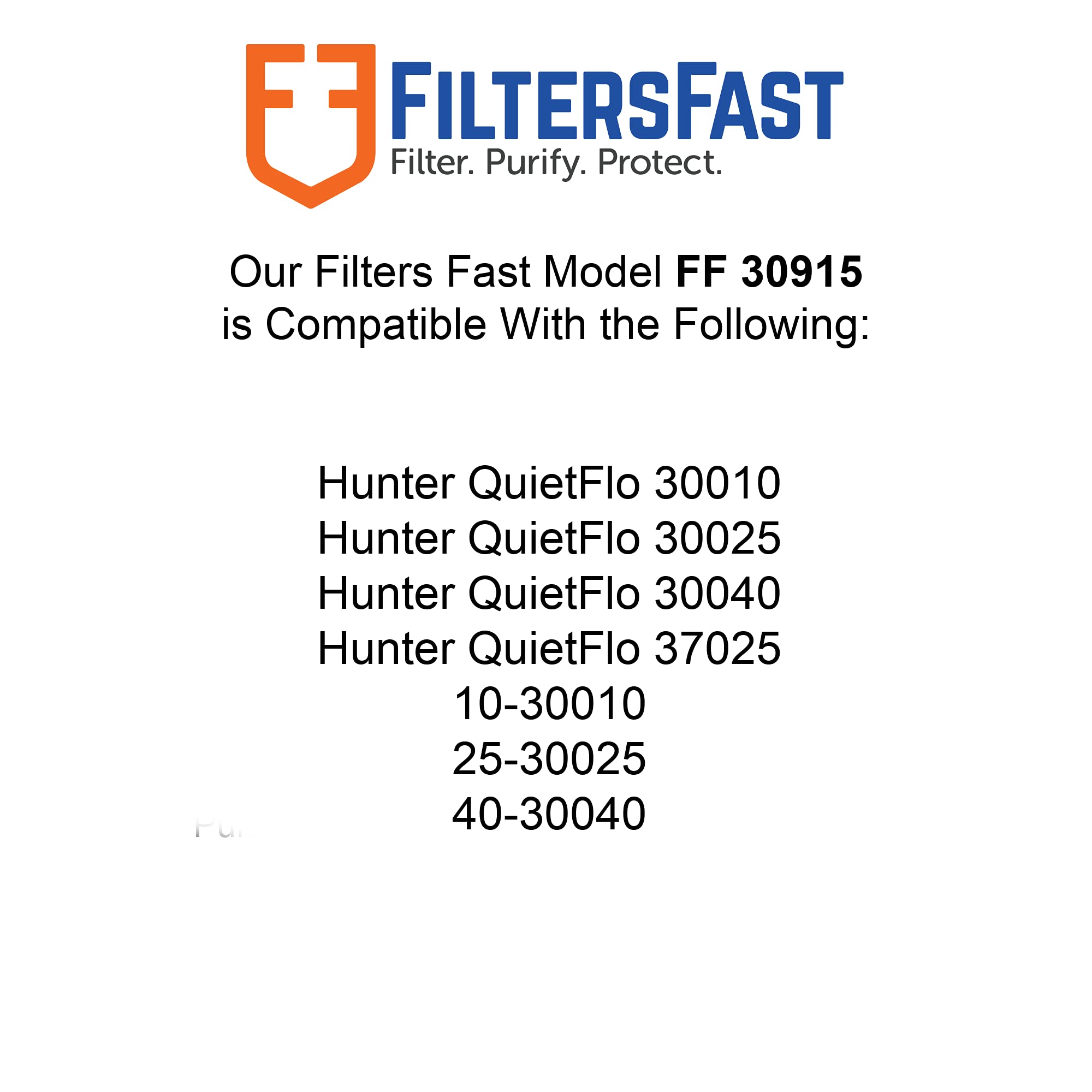 Filters Fast Compatible Replacement for Hunter 30915 HEPAtech Air Purifier