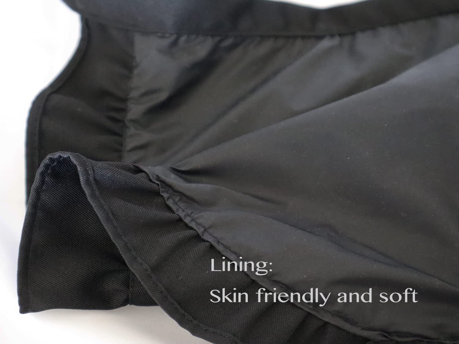 Black Waist Apron Vintage Ruffle Half Apron 1950s Retro Cute Apron for Women with Pocket