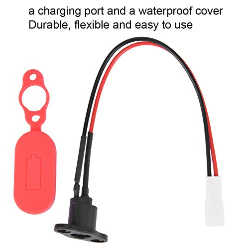 Battery Charger Connector Socket for Xiaomi M365, Durable Charging Port for Xiaomi M365 Electric Scooter Accessories Prevent Deformation and Damage