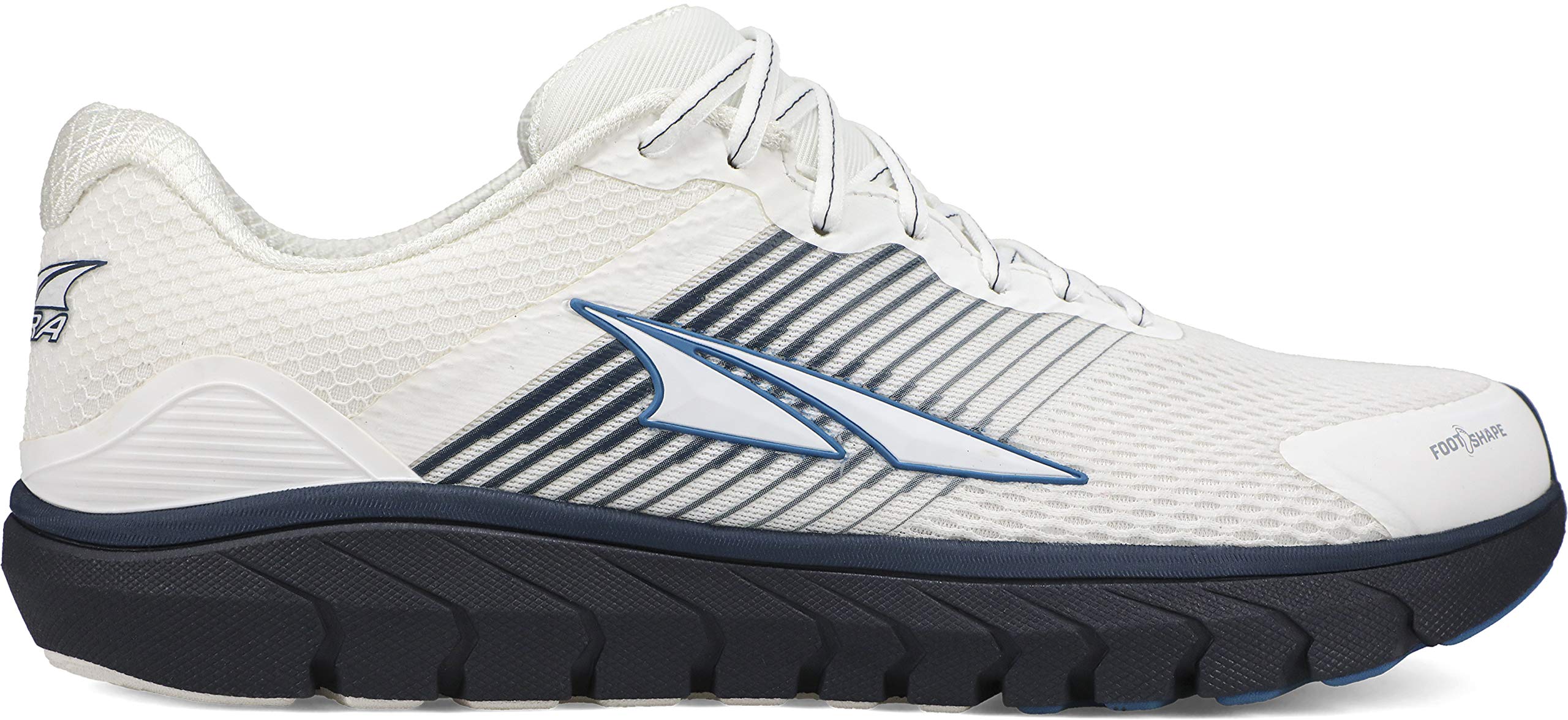 ALTRA Men's AL0A4PEA Provision 4 Road Running Shoe, White/Navy - 9.5 M US