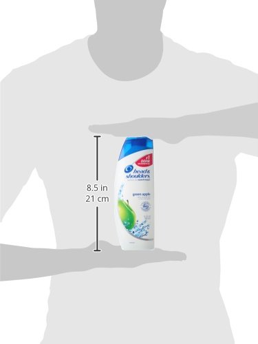 Head and Shoulders Green Apple Daily-Use Anti-Dandruff Shampoo, 13.5 fl oz