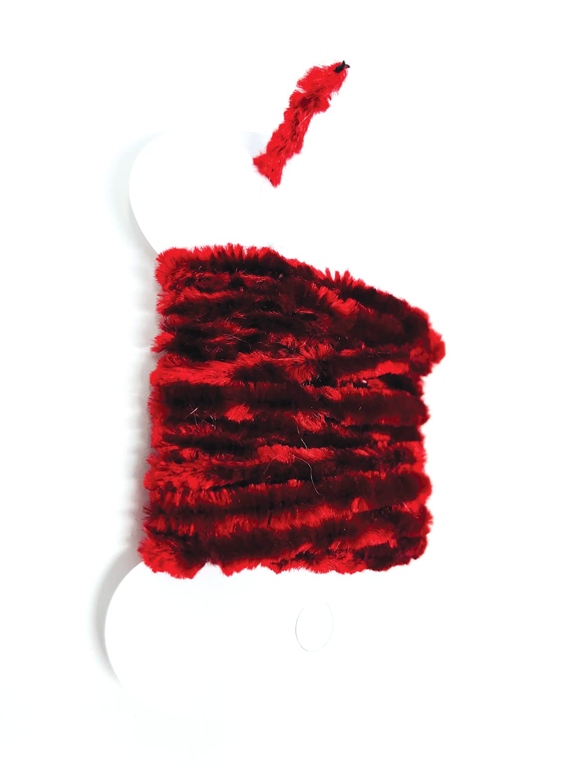 Angler Rayon Chenille Fly Tying Materials - Fly Tying Thread for Tying Flies - Fly Fishing Accessories for Fly Fishing Kit - Many Colors - (2 Yards) (Burgundy, Medium)