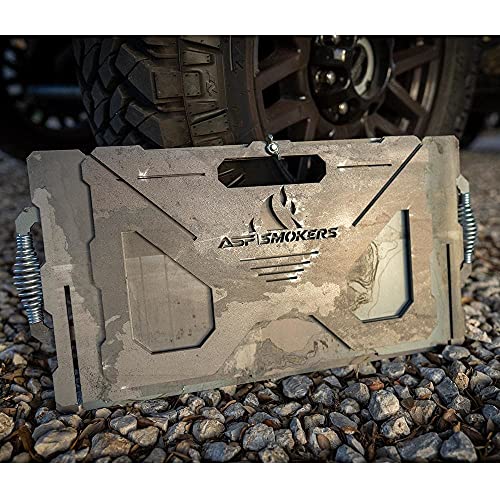 ASF All Seasons Feeders - EZ Pack Portable Firepit with Grill - Heavy Duty Travel BBQ Pit