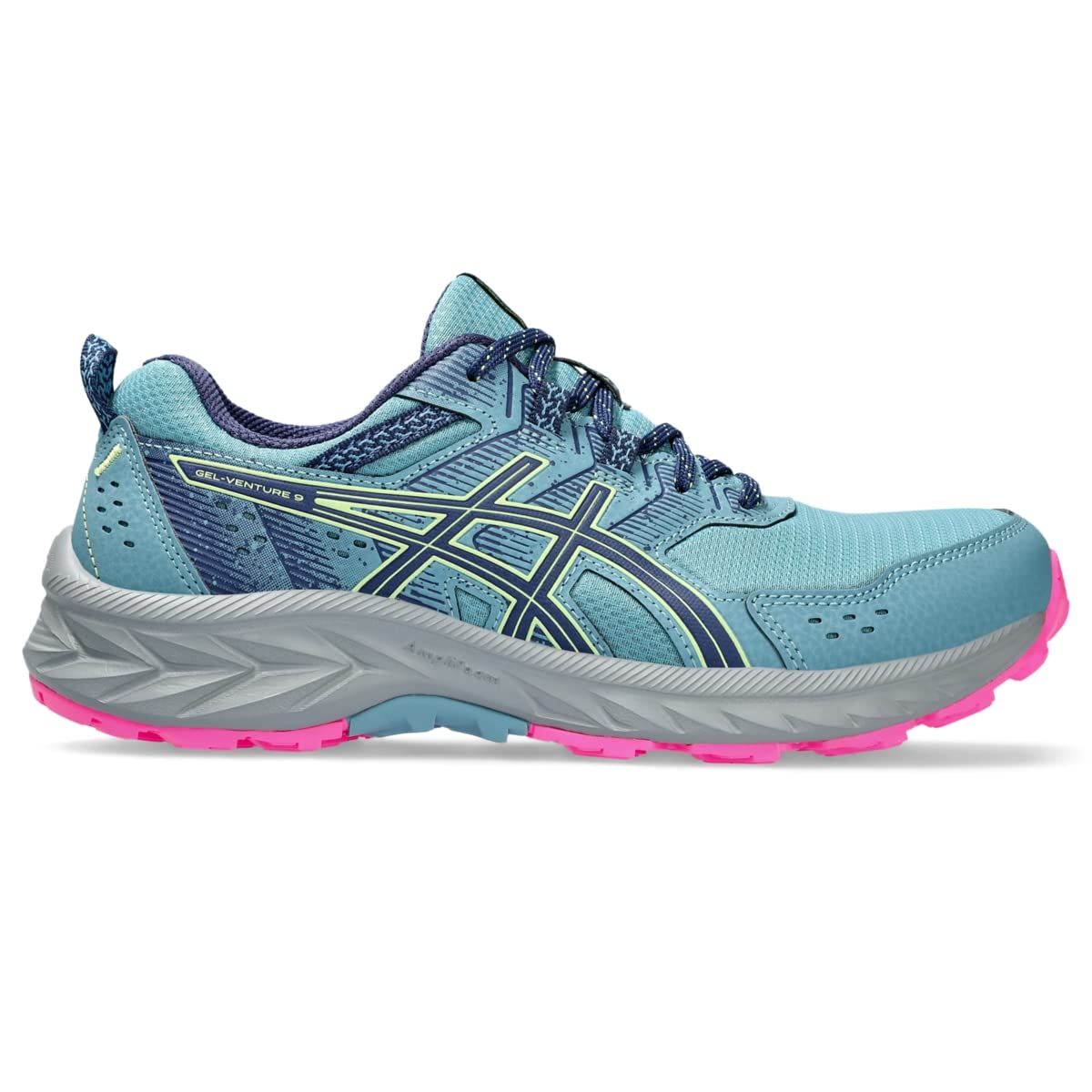 ASICS Women's GEL-VENTURE 9 Running Shoes, 10, GRIS BLUE/DEEP OCEAN