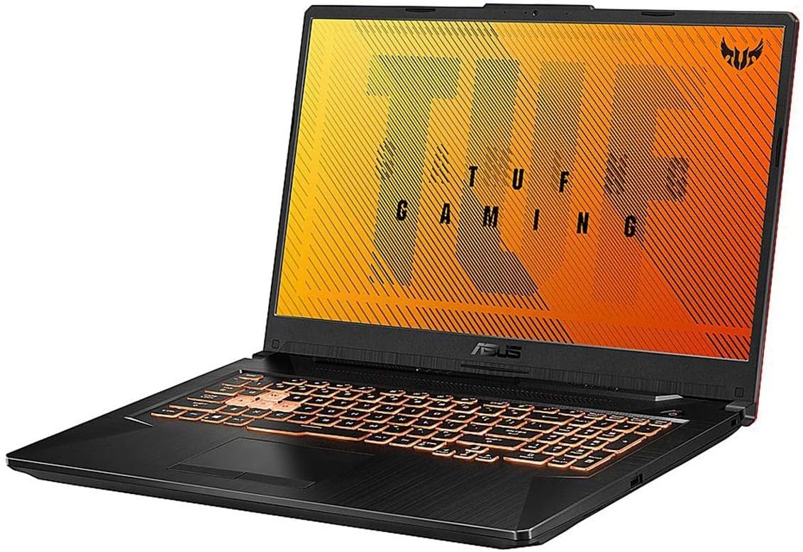 ASUS TUF Gaming Laptop, AMD 6-Core Ryzen 5 4600H, 17.3" FHD 144Hz IPS Display, NVIDIA GeForce GTX 1650, 32GB DDR4 1TB SSD, Single-Zone RGB Backlit Keyboard, Wi-Fi, USB-C, RJ-45, Win11 Pro