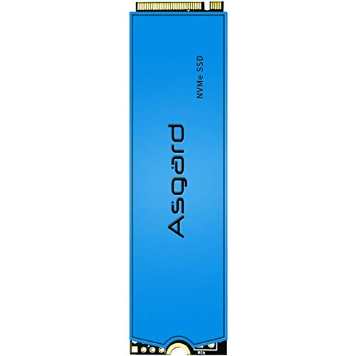 Asgard AN3 1TB NVMe SSD M.2 - PCIe Internal Solid State Drive for Computer Motherboards, Gaming CPU Hard Drives with Intel and 3D NAND Flash Technology in Metallic Blue