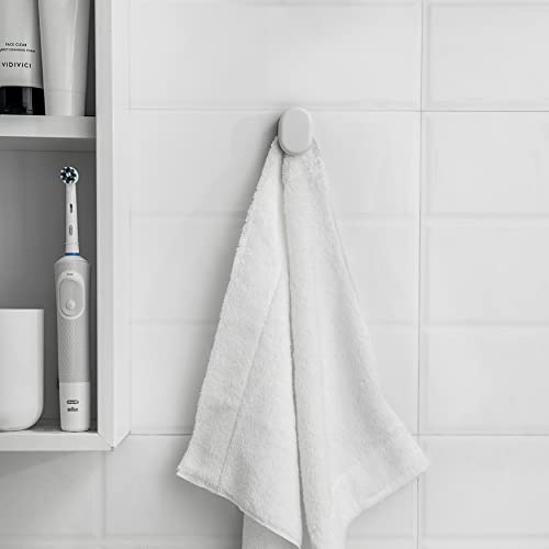 BEZOX Toothpaste Tube Holder Wall Mount Utility Hook β Face Cream Tubes Hanger Wall Mounted Tooth Paste Organizers Gripper, 3 PCS