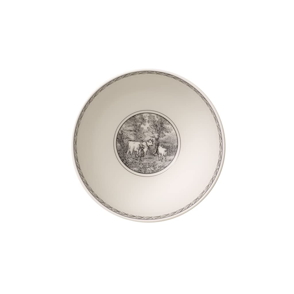 Audun Ferme Rice Bowl by Villeroy & Boch - Premium Porcelain - Made in Germany - Microwave and Dishwasher Safe - 20 Ounce Capacity