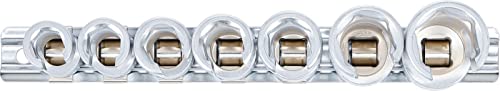 BGS 1105 | Special Socket Set, slotted | 10 mm (3/8") Drive | 10-19 mm | 7 pcs.