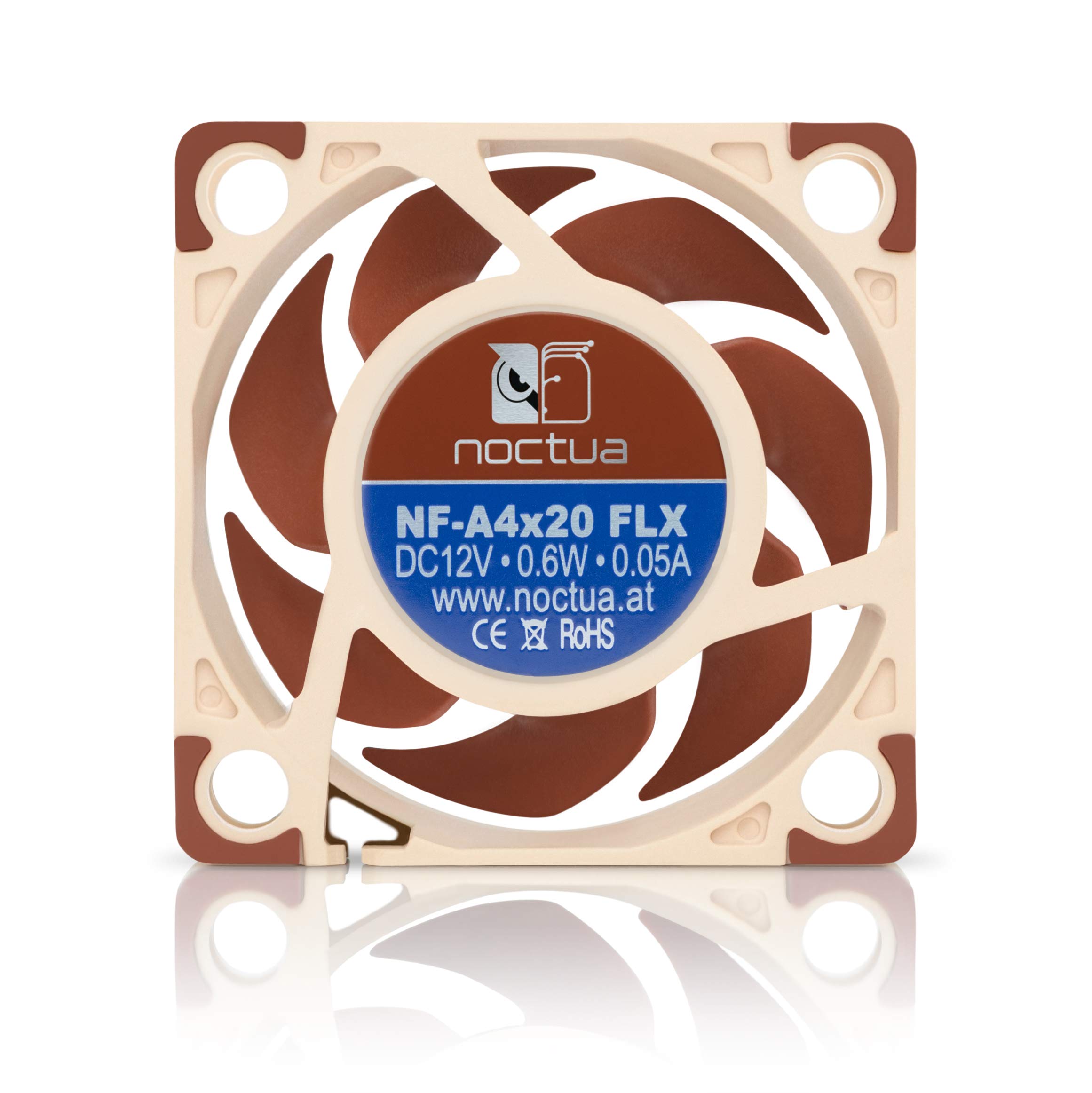 Noctua NF-A4x20 FLX Computer Case Fan - Computer Cooling Components (Computer Case, Fan, 4 cm, 3700 RPM, 5000 RPM, 4400 RPM)
